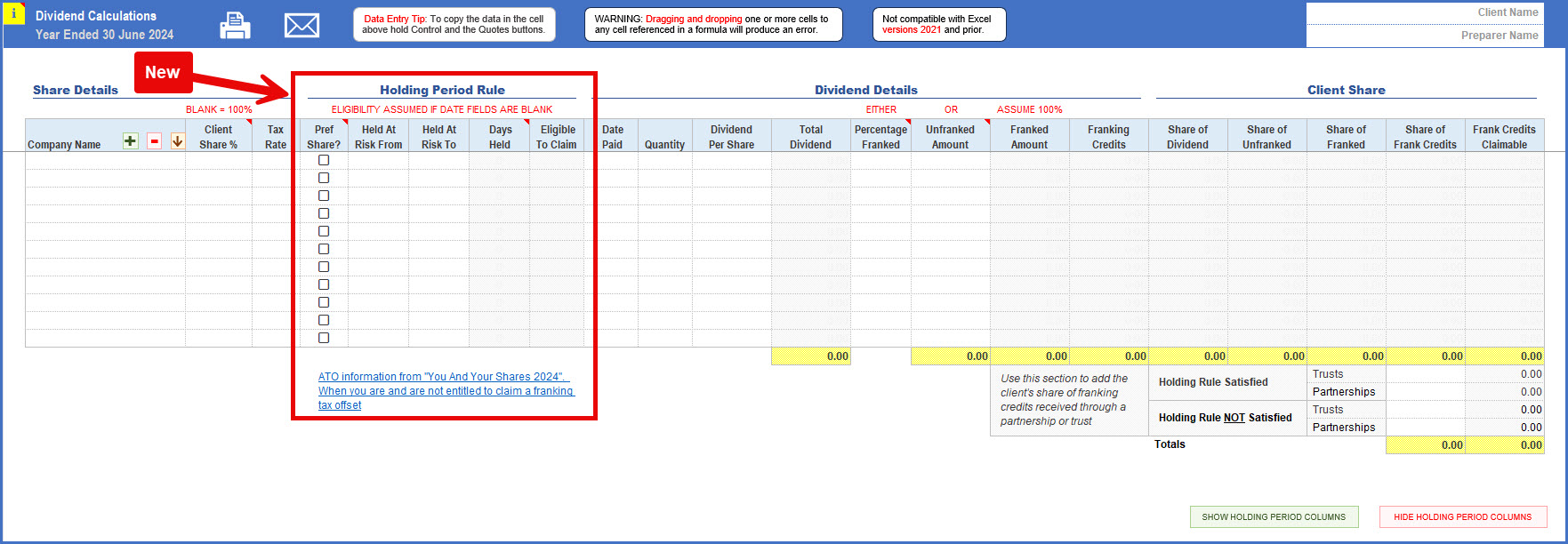 Main Menu - Accountants Desktop