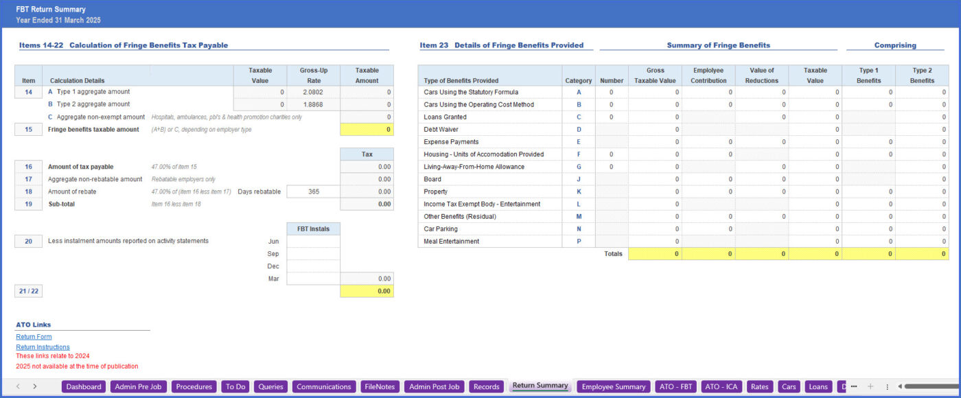 Main Menu - Accountants Desktop