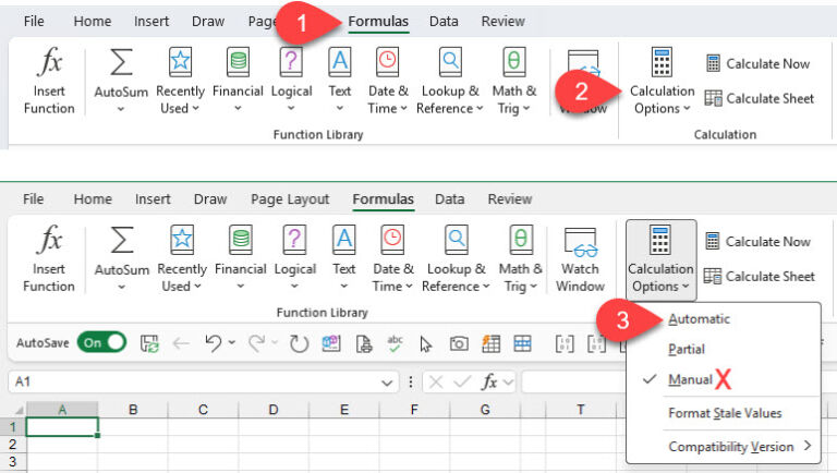 Formulas Not Working - Accountants Desktop